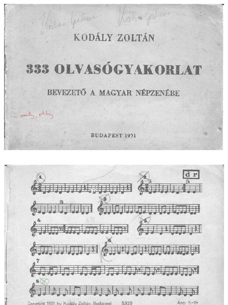 Kodaly 333 | PDF