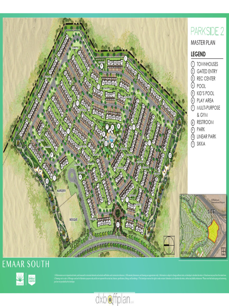 Emaar South Parkside 2 Master Plan | PDF