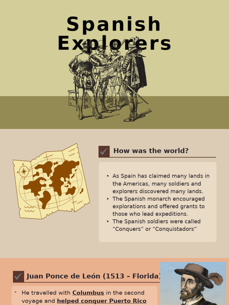 Spanish Explorers | PDF | Spanish Empire | Hernán Cortés