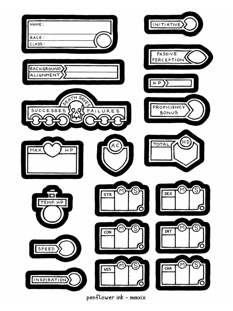Modular Character Sheet | PDF