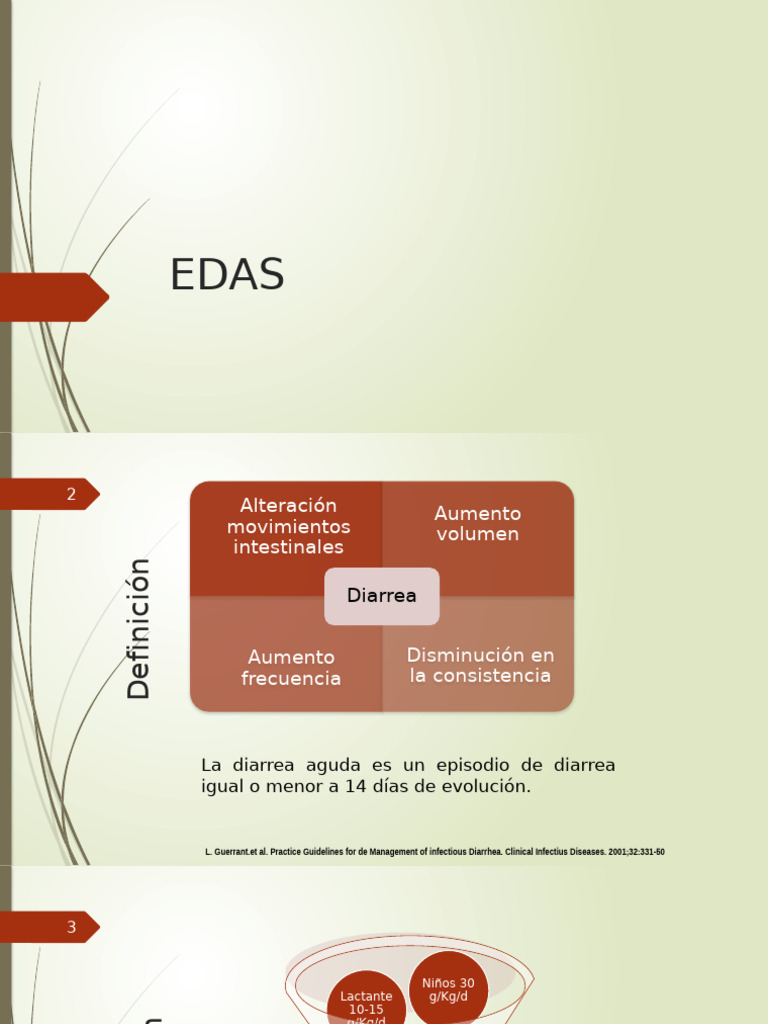 EDAS | PDF | Diarrea | Especialidades Medicas