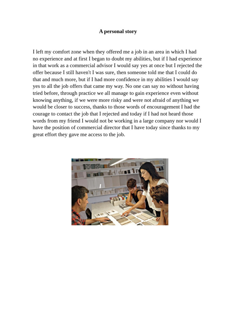 A Personal Story | PDF