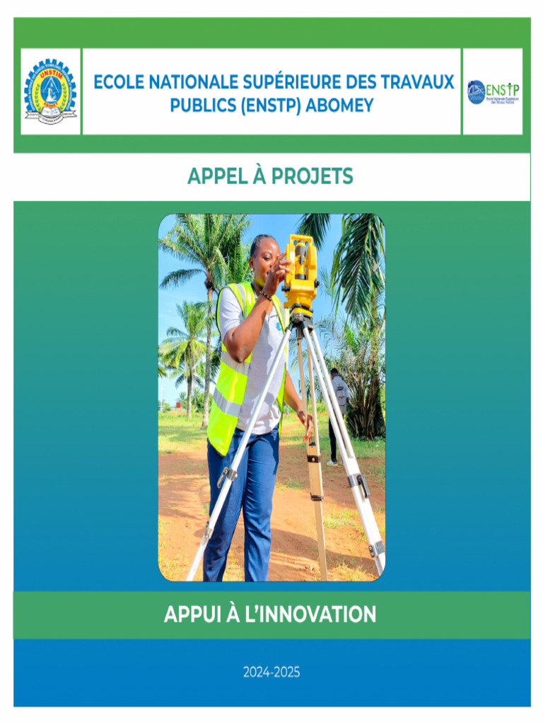 Appel A Projet Enstp | PDF