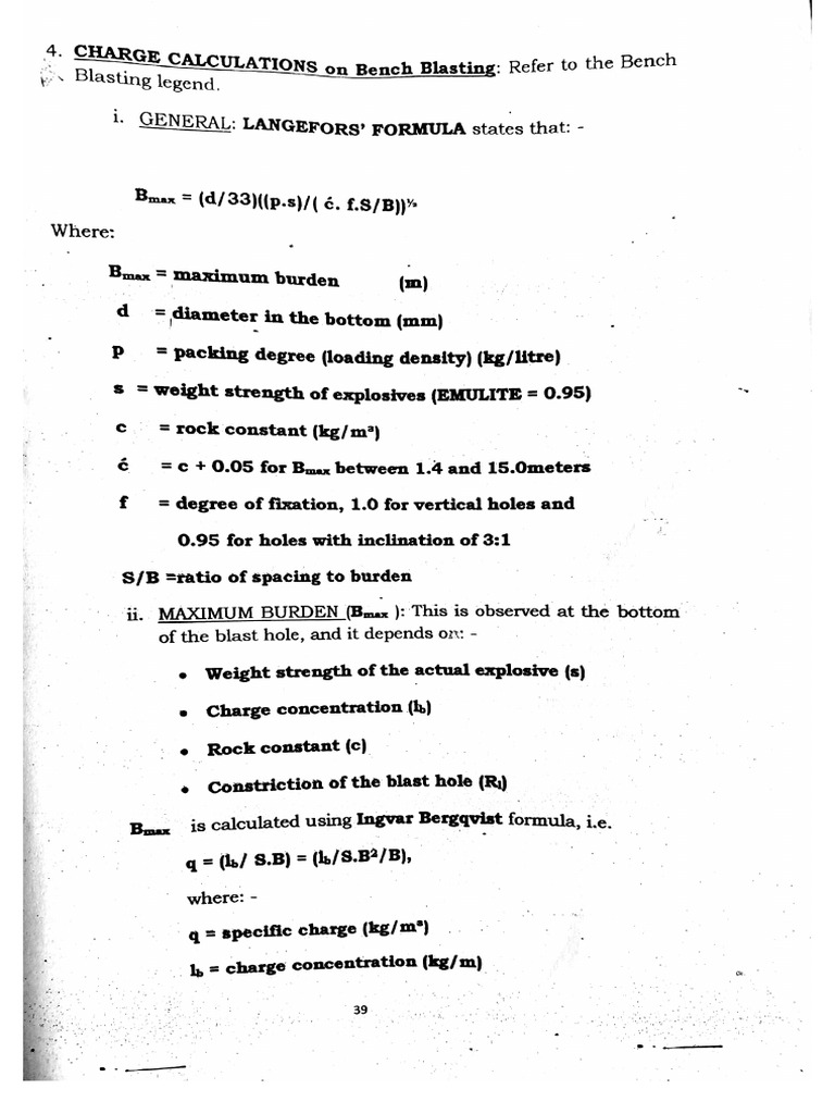 Charge Calculation ... | PDF