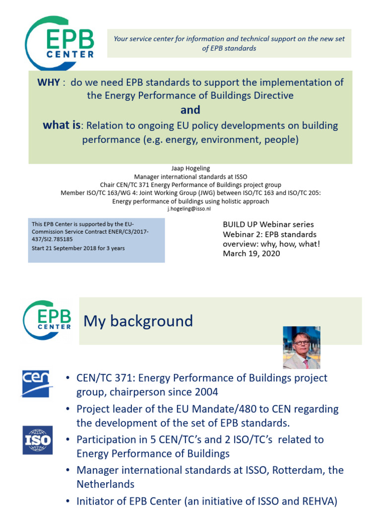 W2 Epbcenter Bldup Webinar2 Epbst Whatwhy | PDF | International Organization For Standardization ...