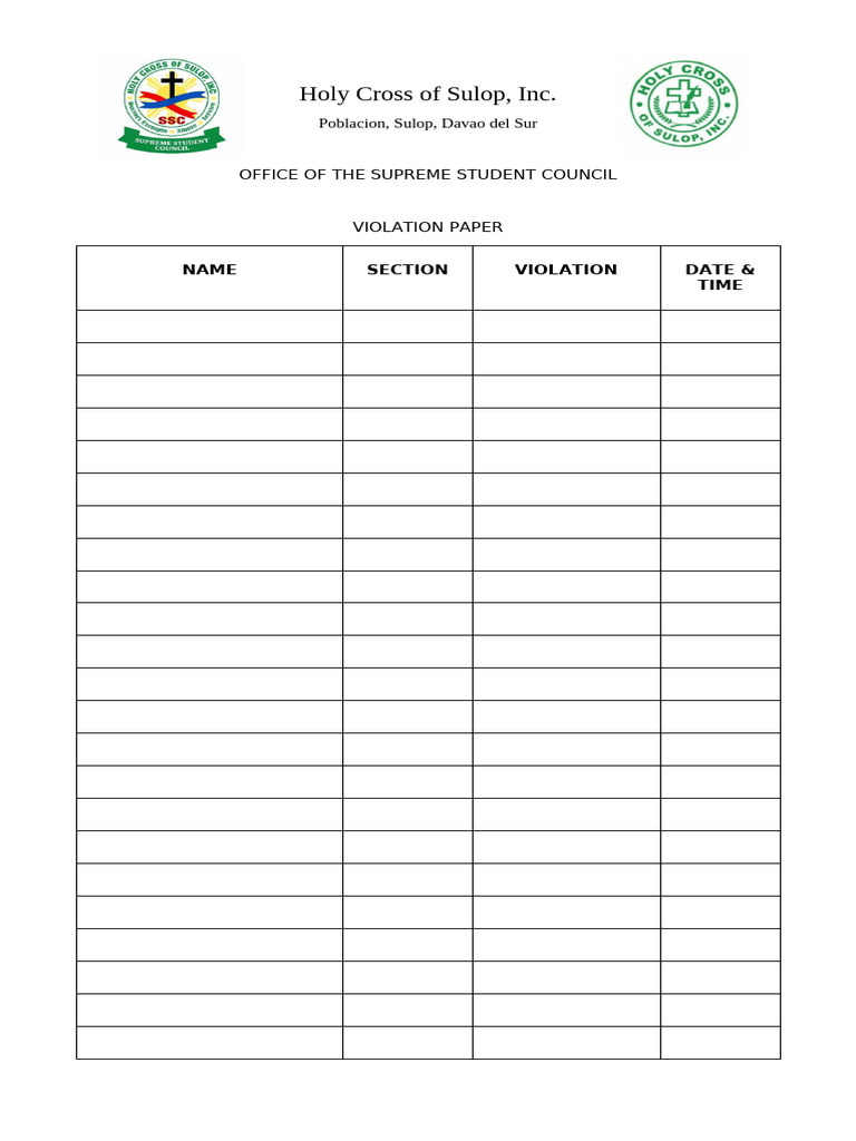 Violation Paper | PDF