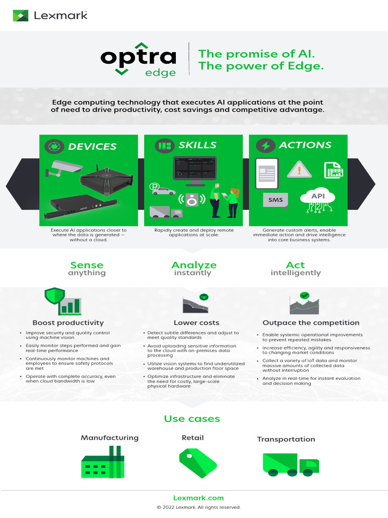 Optra - Edge Infographic 2022 | PDF | Computing | Computer Science