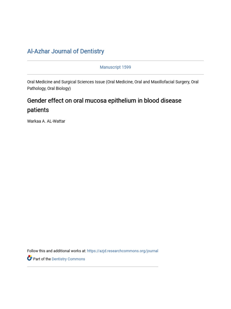 Gender Effect | PDF | Metastasis | Neoplasms