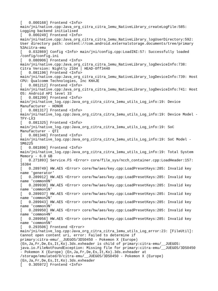 Citra Log - Txt.old | PDF | Encryption | Computer Engineering
