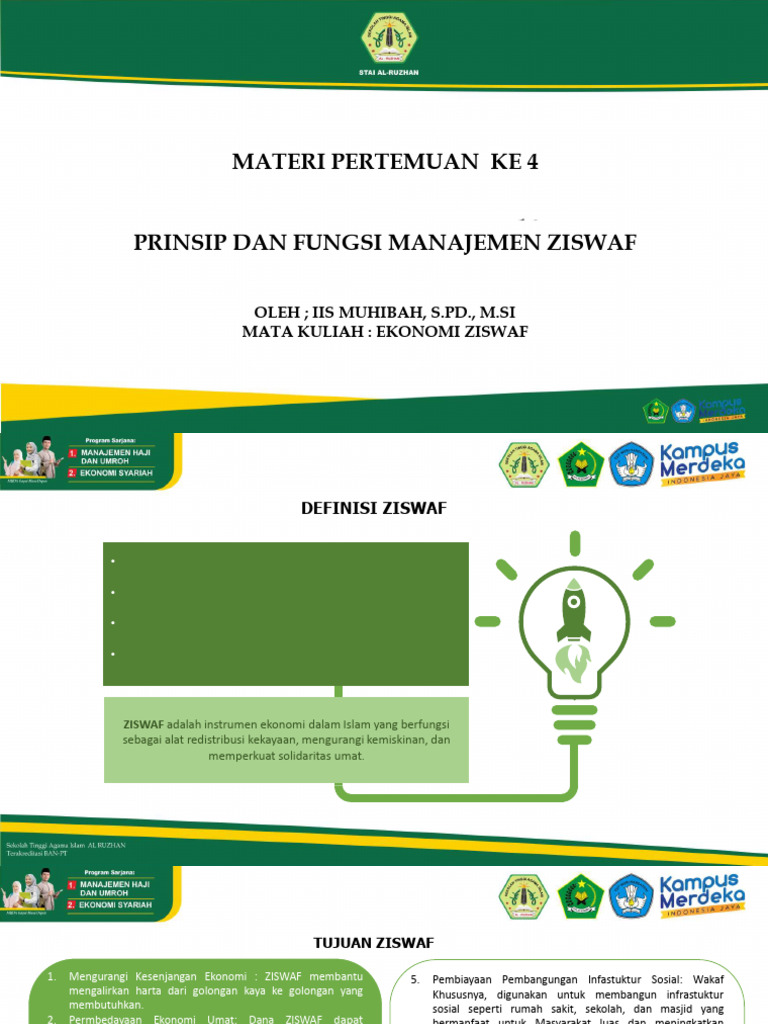 Prinsip Manajemen ZISWAF Efektif | PDF | Bisnis | Pengelolaan Keuangan ...