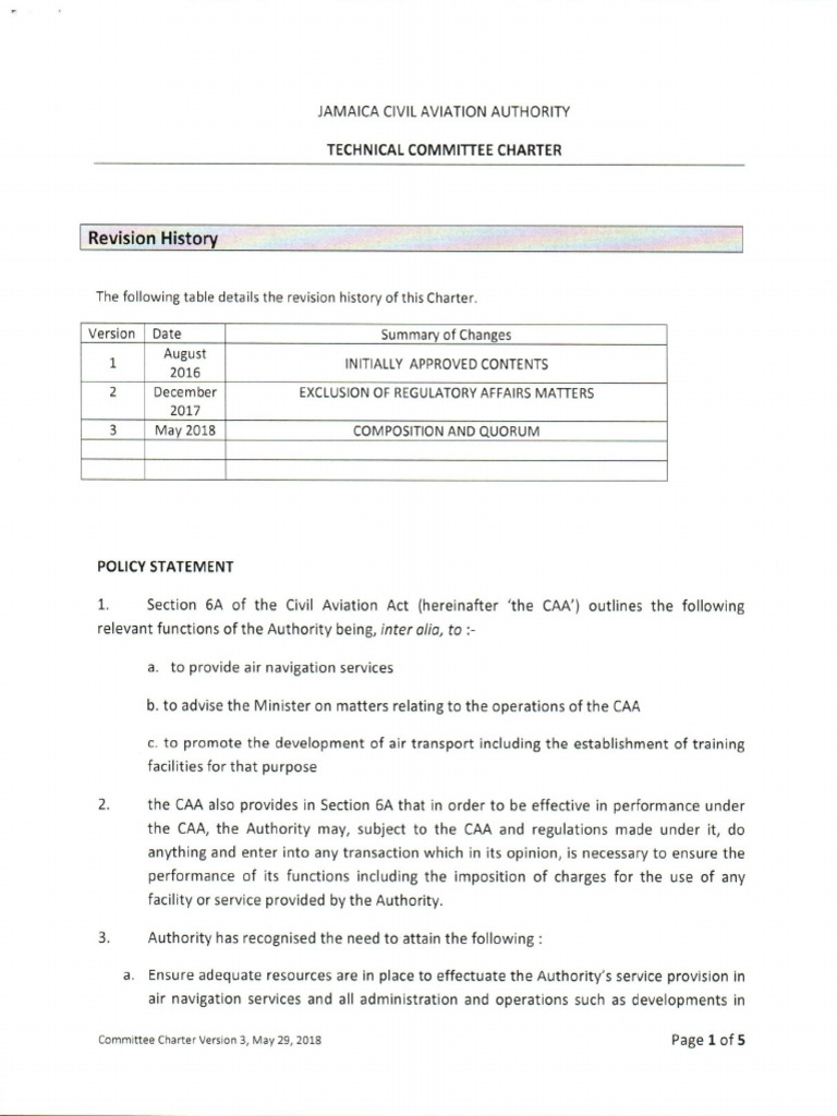 Technical Committee Charter | PDF