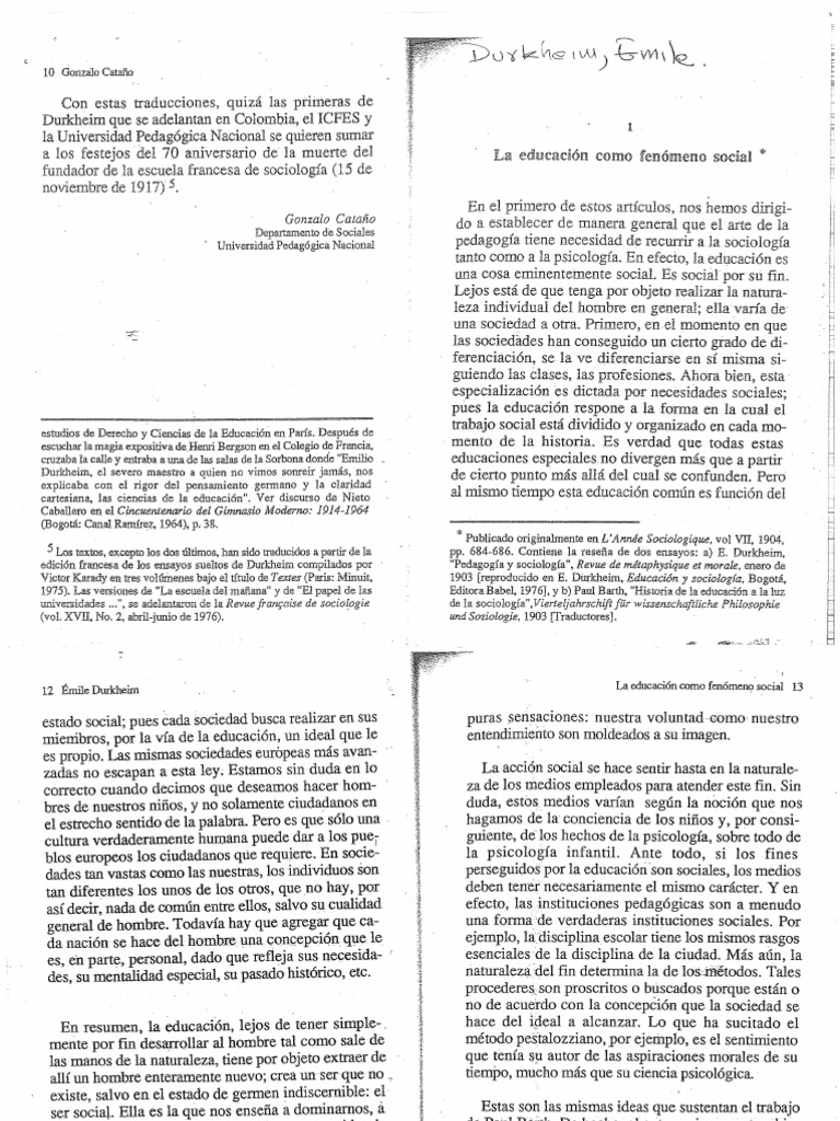 La Educacion Como Fenomeno Mundial | PDF