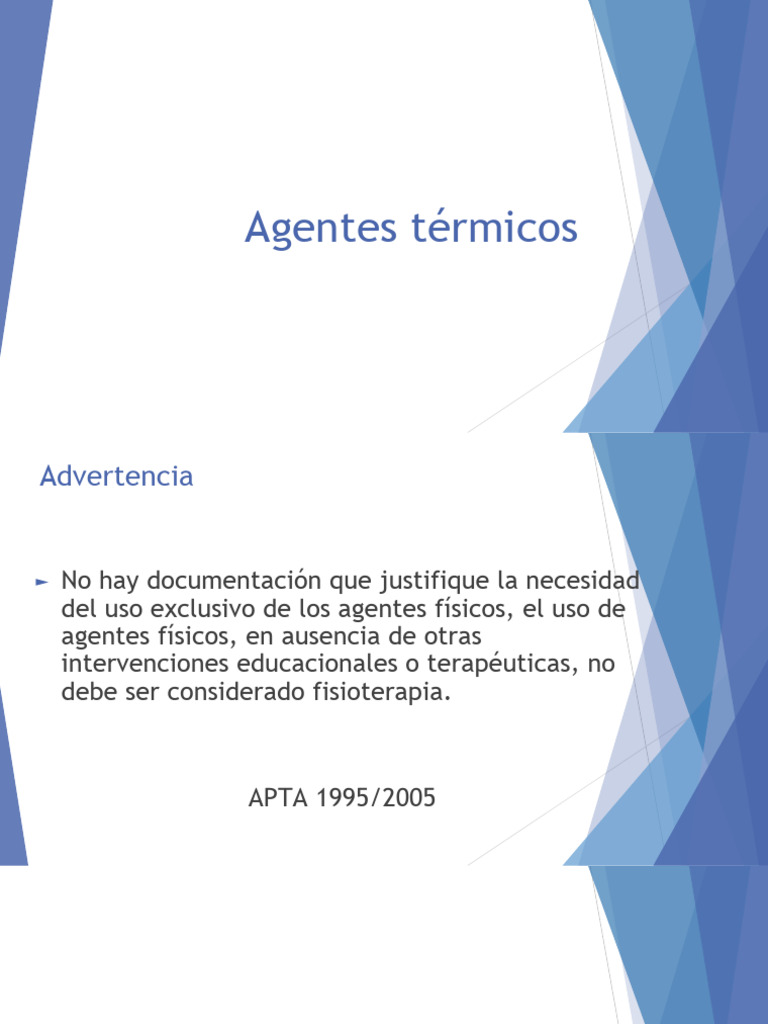 Agentes Térmicos | PDF | Ultrasonido | Conduccion termica