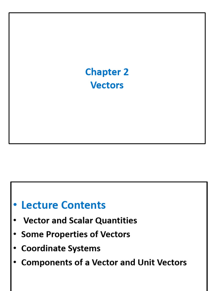 Vectors PDF | PDF | Euclidean Vector | Coordinate System