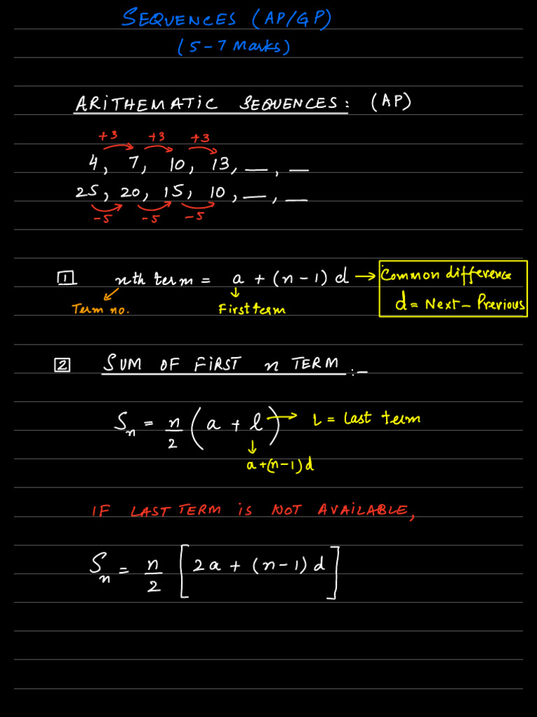 Sequences Ap GP | PDF