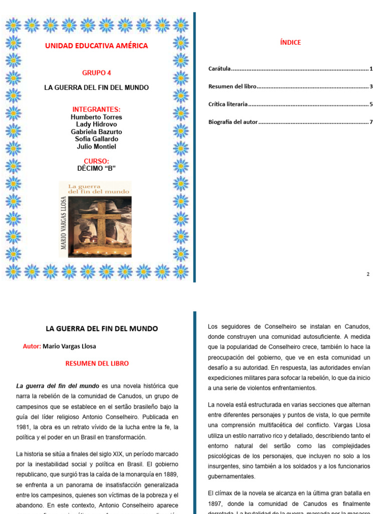 Guerra Del Fin Del Mundo Lady | PDF | Historia