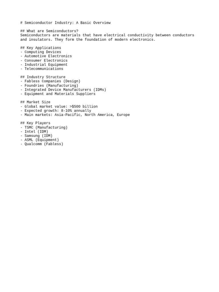 Semiconductor Basics Pdf