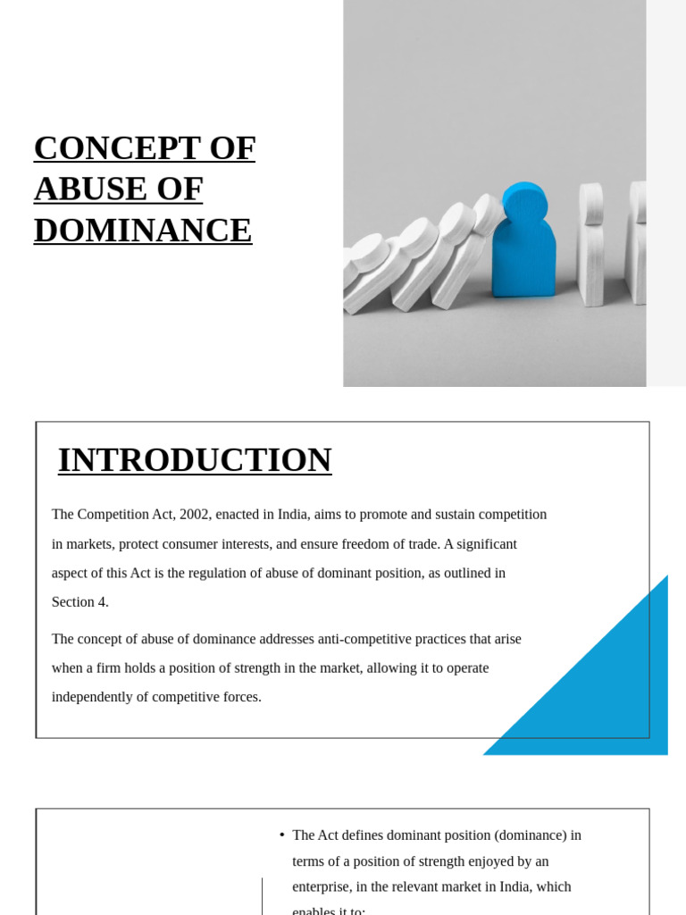 Abuse of Dominance | PDF | Monopoly | Market (Economics)