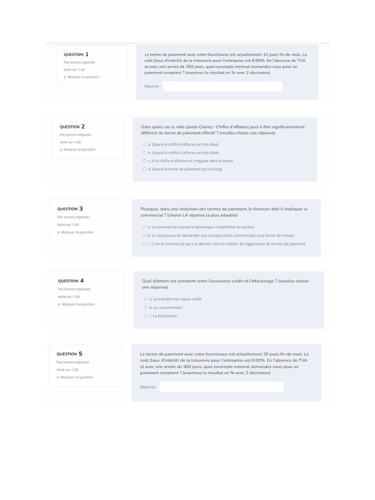 Exercices Du Chapitre 3 Partie 2 Du Module 5 | PDF