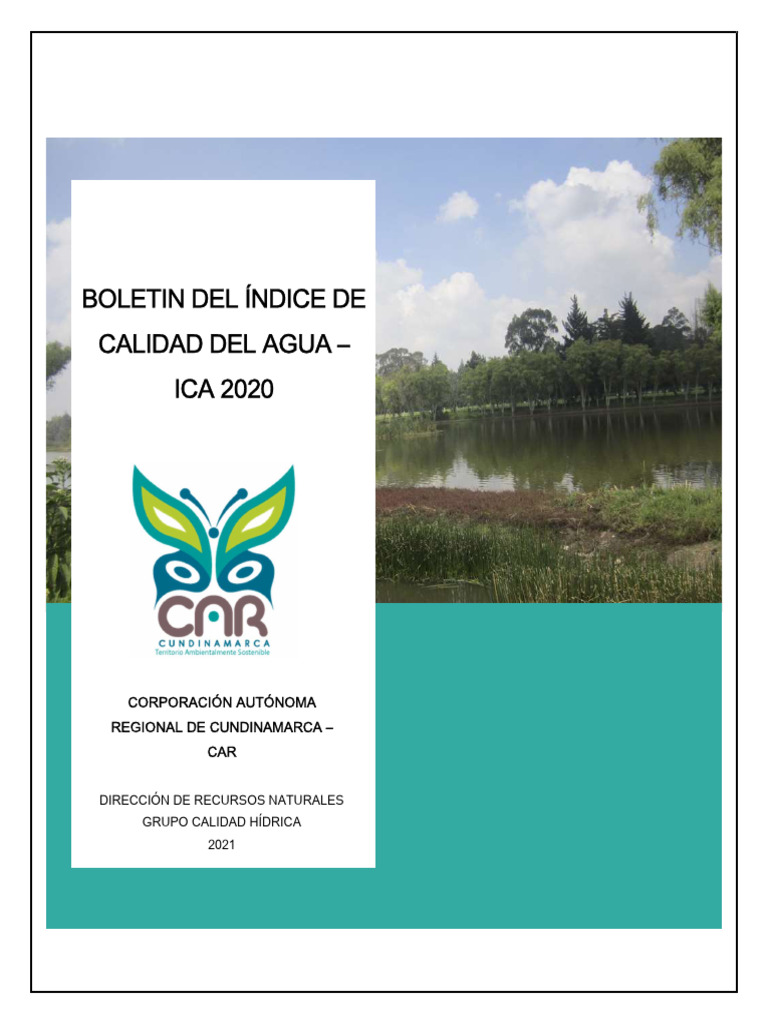 Calcular Ica | PDF | Bogotá | Calidad del agua
