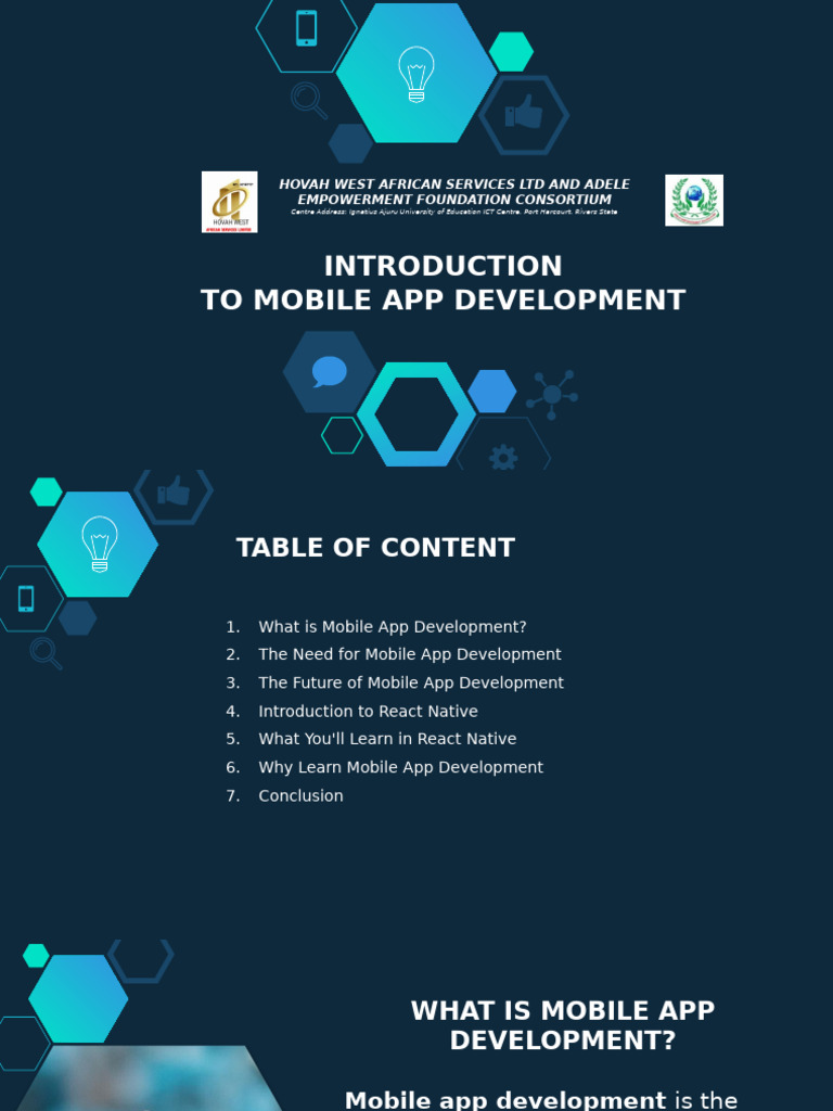 Mobile App Presentation Slide | PDF | Mobile App | Cross Platform Software