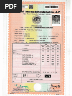 SSLC Marks Card | PDF
