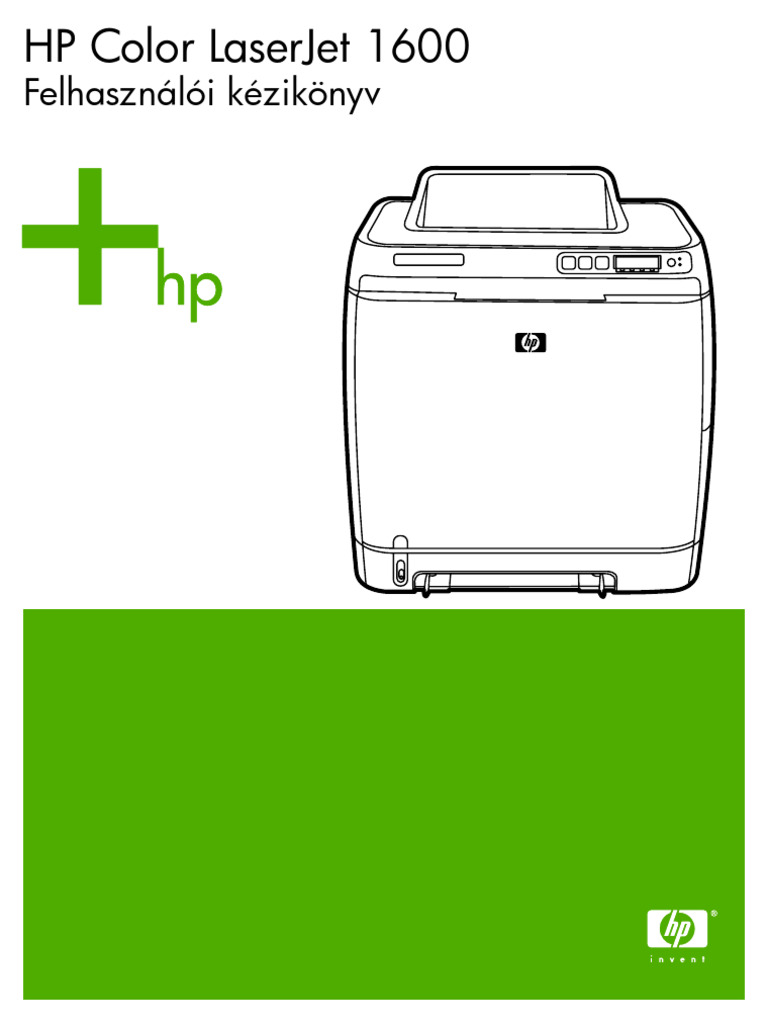 HP Color LaserJet 1600 Printer Nyomtató | PDF