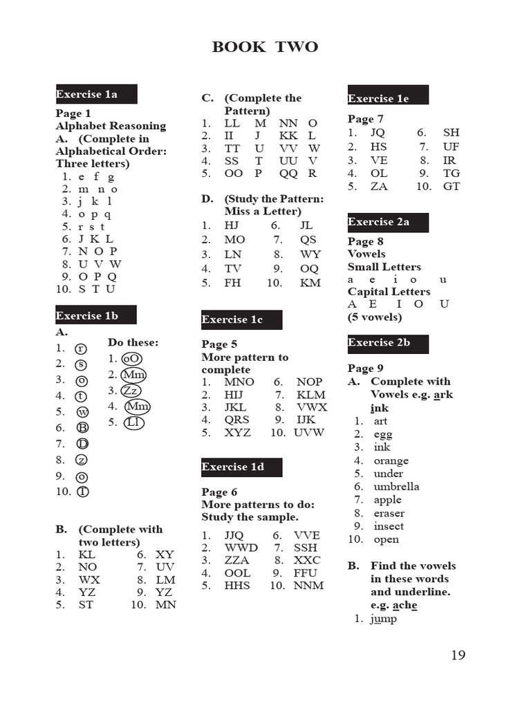 Verbal Reasoning Teachers Guide Book 2 | PDF | Consonant