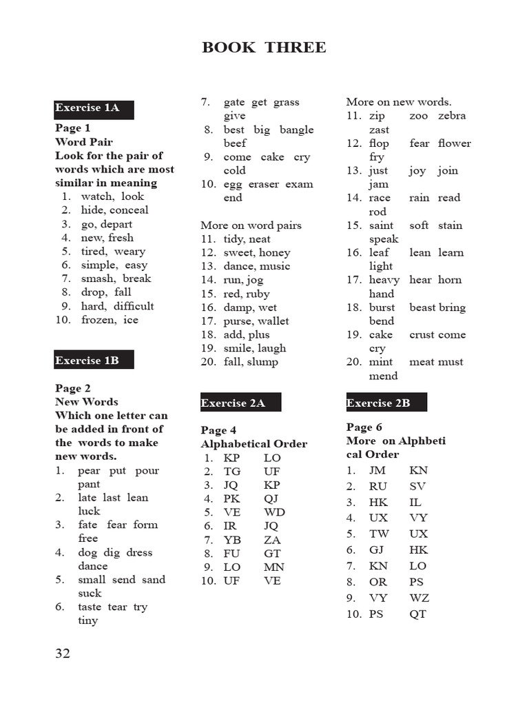 Verbal Reasoning Teachers Guide Book 3-1 | PDF