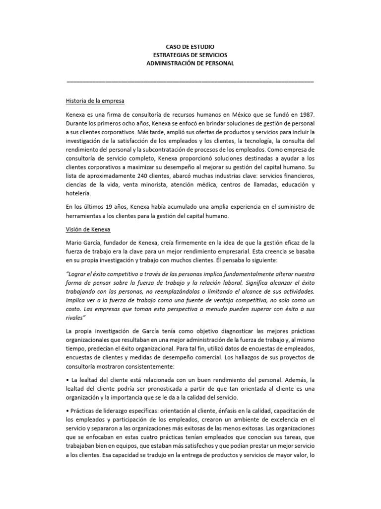 Estrategias de Kenexa en NCB | PDF | Bancos | Business