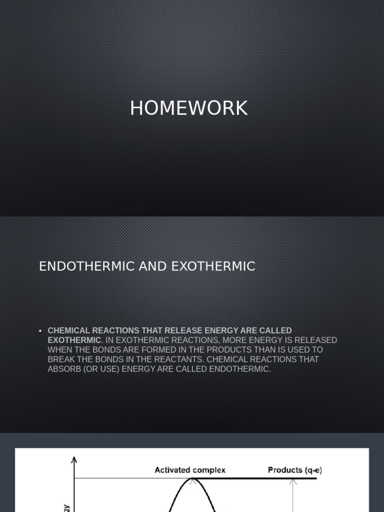 Endothermic vs Exothermic Reactions | PDF | Art | Science & Mathematics
