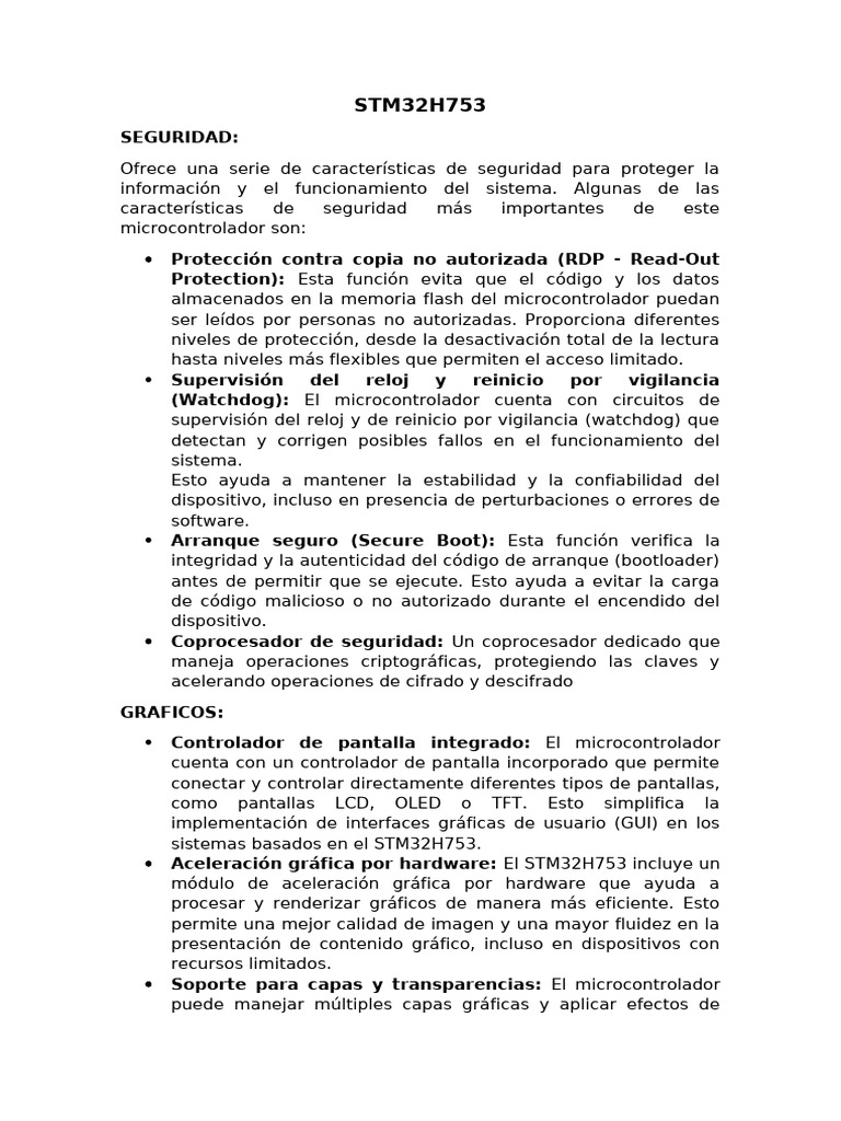 STM32H753 | PDF | Unidad Central de procesamiento | Microcontrolador