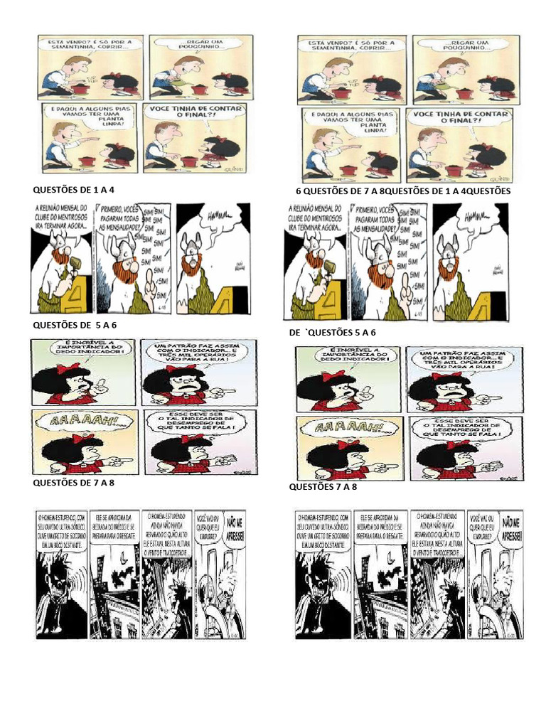 Tirinhas Quadros | PDF