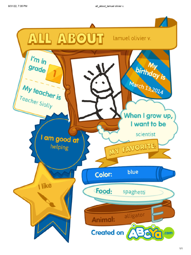 All - About - Lamuel Olivier V | PDF | Science & Mathematics