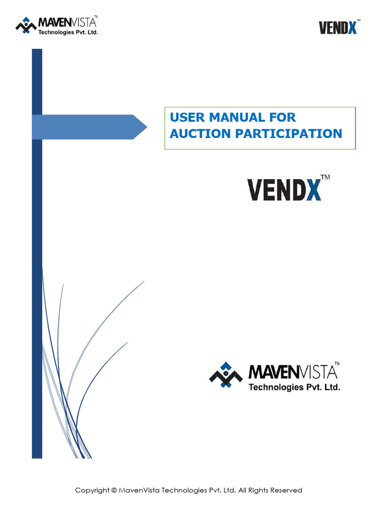 Manual - English Auction-Vendor | PDF