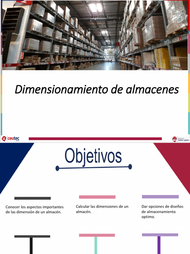Dimensiones y Diseño de Almacenes | PDF | Sector secundario de la ...