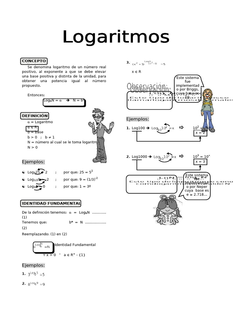 Logaritmos | PDF | Logaritmo | Números