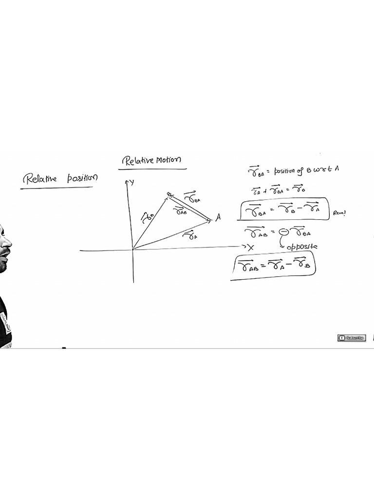 Kinematics-3 Relative Motion | PDF
