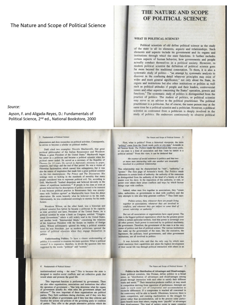 MODULE 1 - Nature and Scope of Political Science | PDF