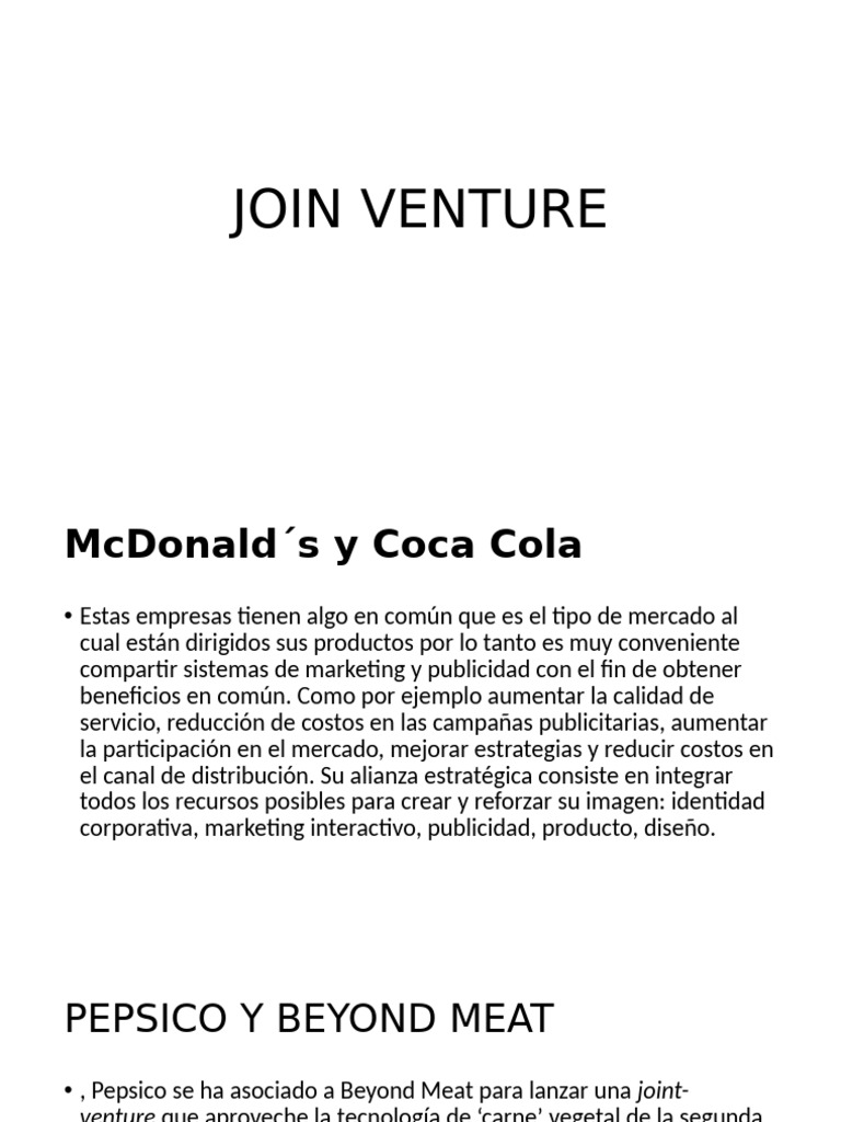 Join Venture | PDF