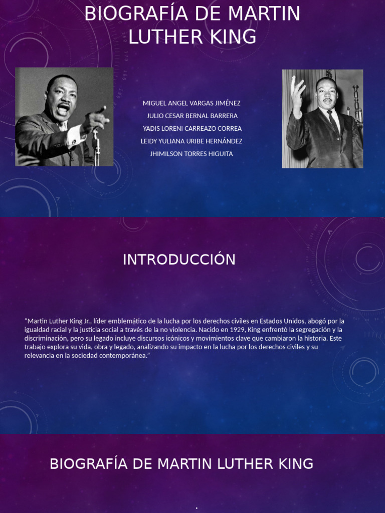 Martin Luther King | PDF | Martin Luther King hijo. | Movimientos sociales