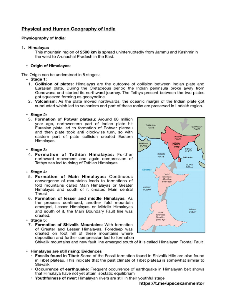 9 Physical Geog of India | PDF | Himalayas | Earth Sciences