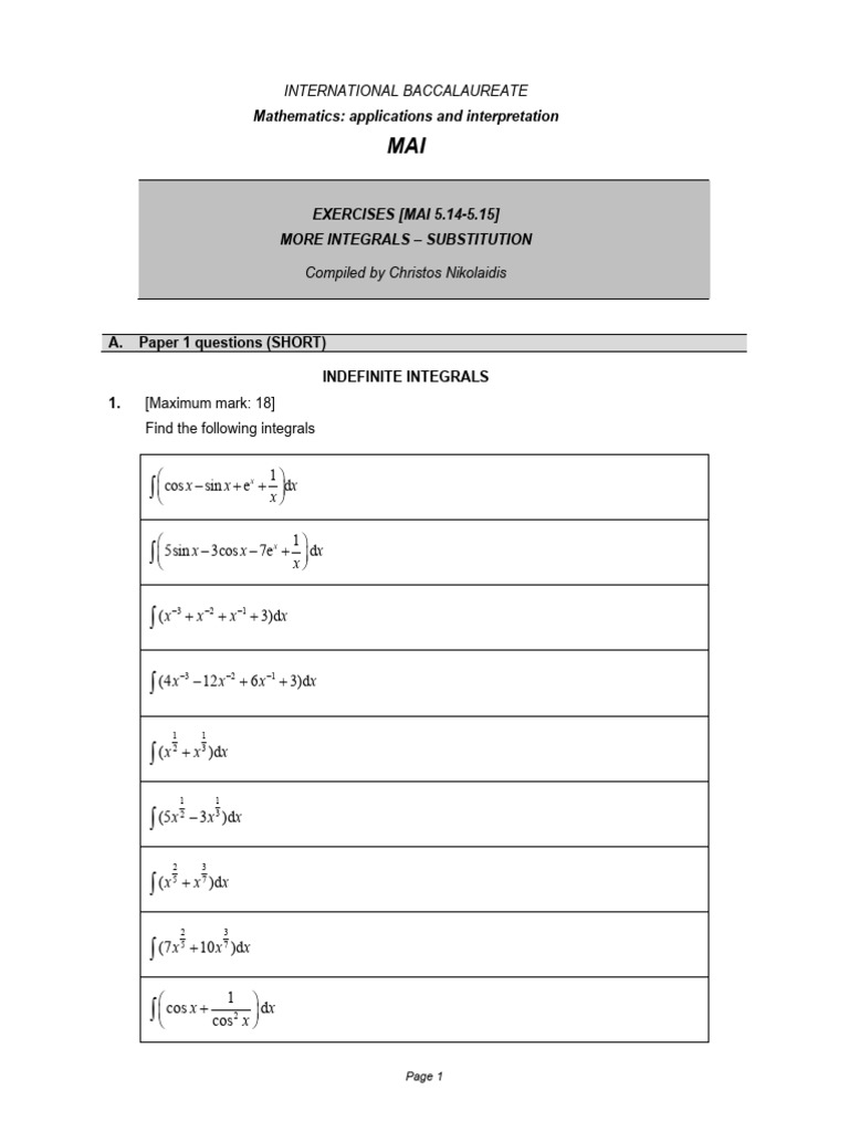 Integrating 5sin^3xcos^2x | PDF | Combinatorics | Analysis