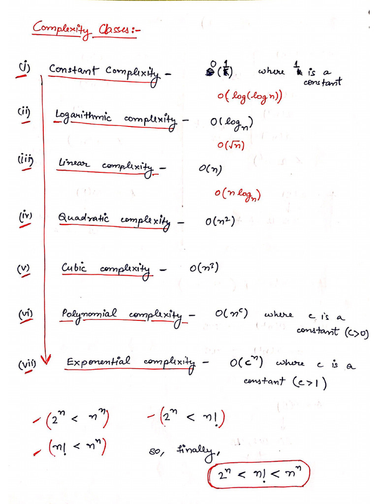 (Lec 2) Complexity Classes | PDF