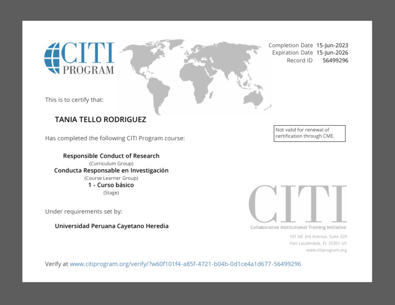 Citi F1 Tania Tello | PDF