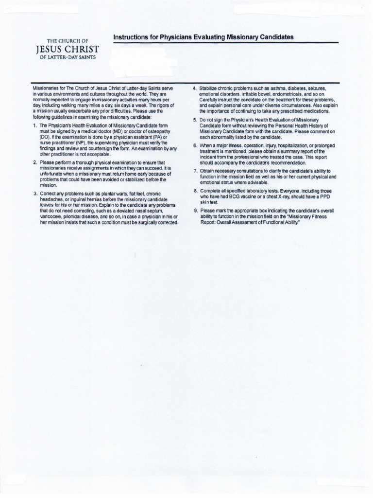 Mission Packet | PDF