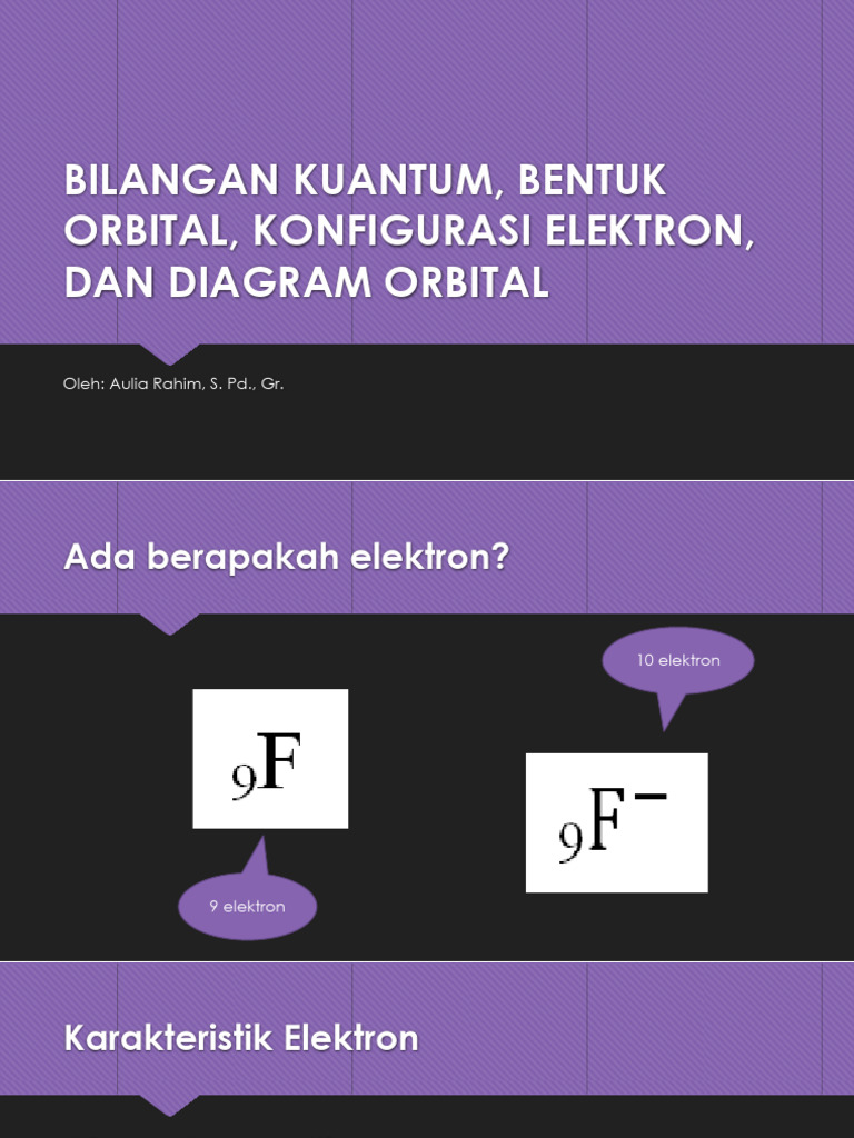 Konfigurasi Elektron dan Bilangan Kuantum | PDF
