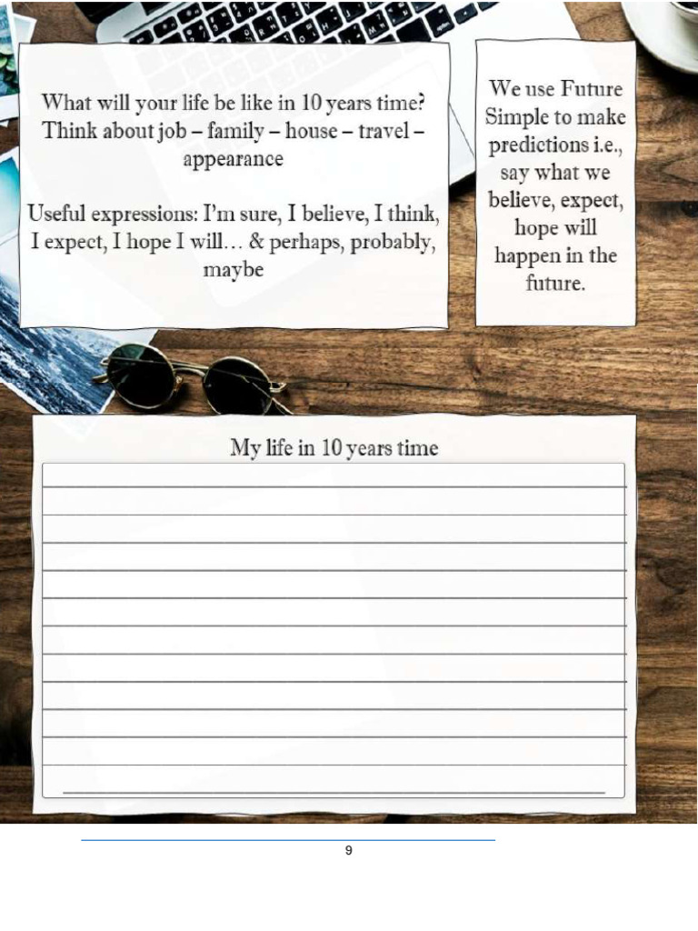 Future Simple ESL Writing Worksheet | PDF