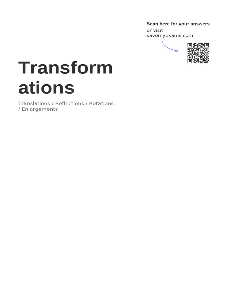 Transformation Exercise | PDF | Shape | Euclid