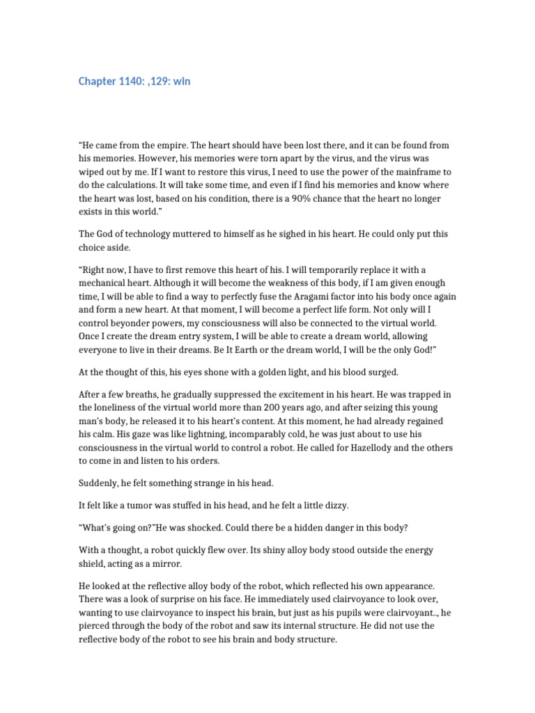 Chapter 1169 - Hostage | PDF | Thought | Consciousness